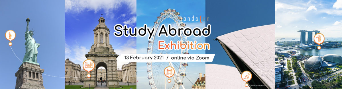 ส่องทางเลือกเรียนต่อปี 2021 ได้ที่งาน Hands On Study Abroad Exhibition